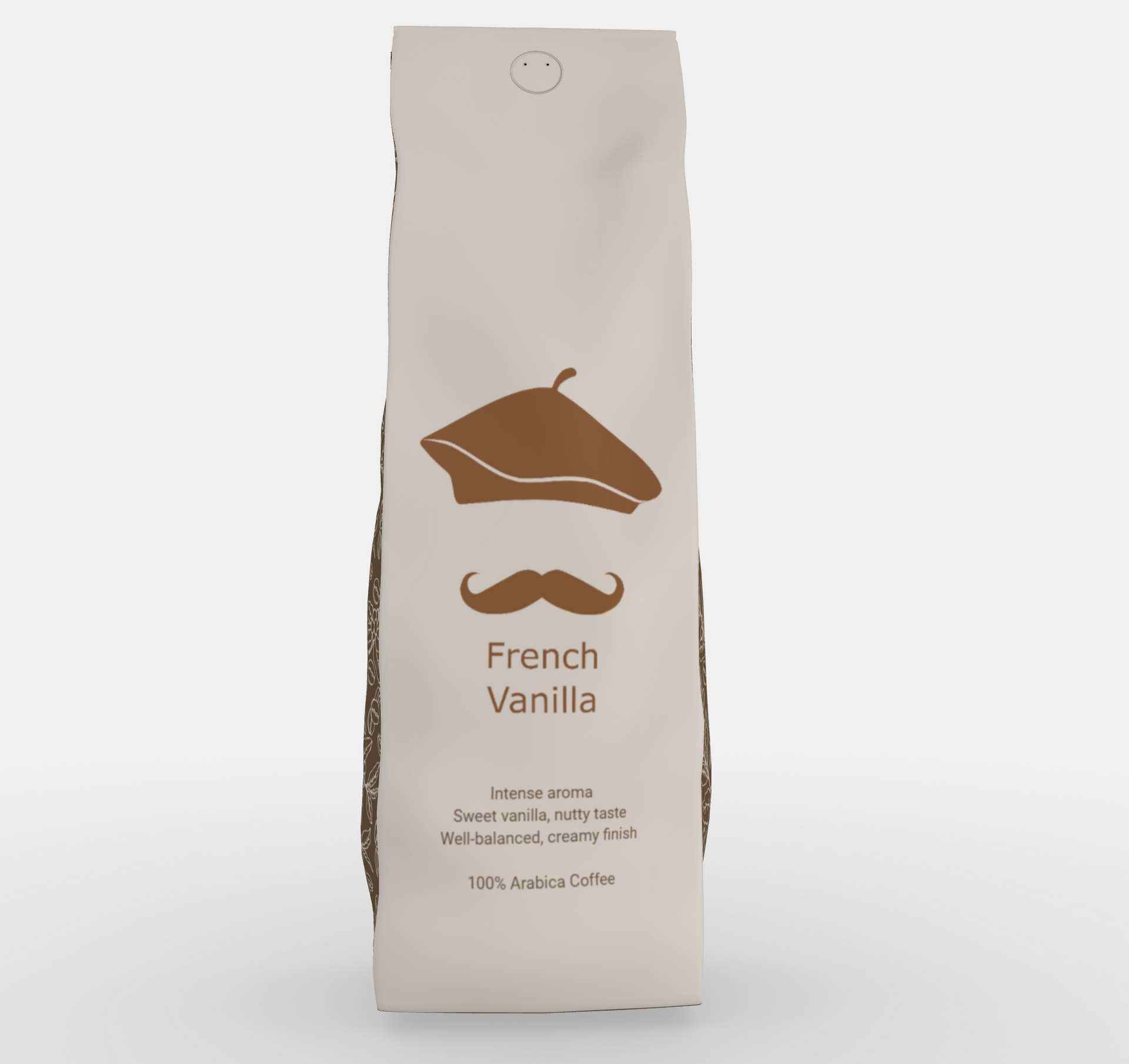 coffee beans with vanilla notes